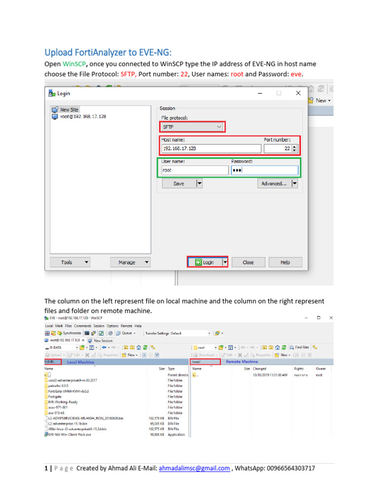 08-Upload FortiAnalyzer in EVE | PDF