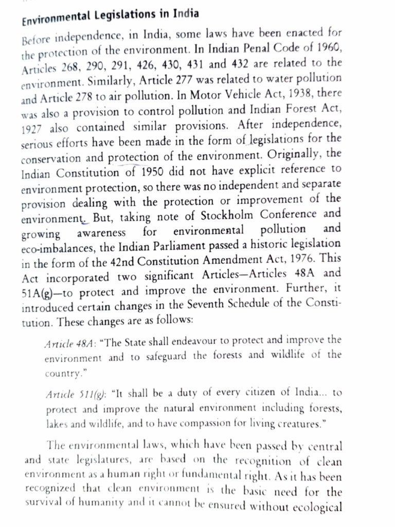 Environmental Legislation | PDF | Environmental Law | Wildlife