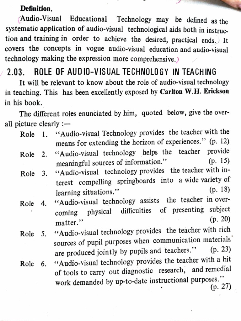 Role of Technology in Education | PDF | Learning | Behavior Modification