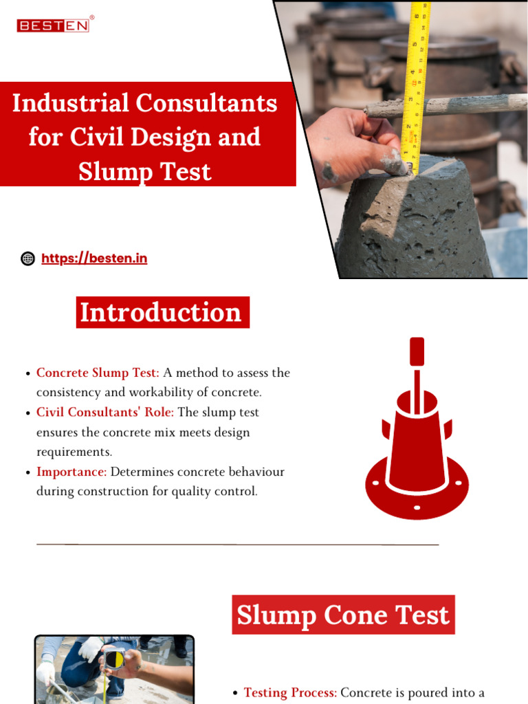 Industrial Consultants For Civil Design and Slump Test | PDF