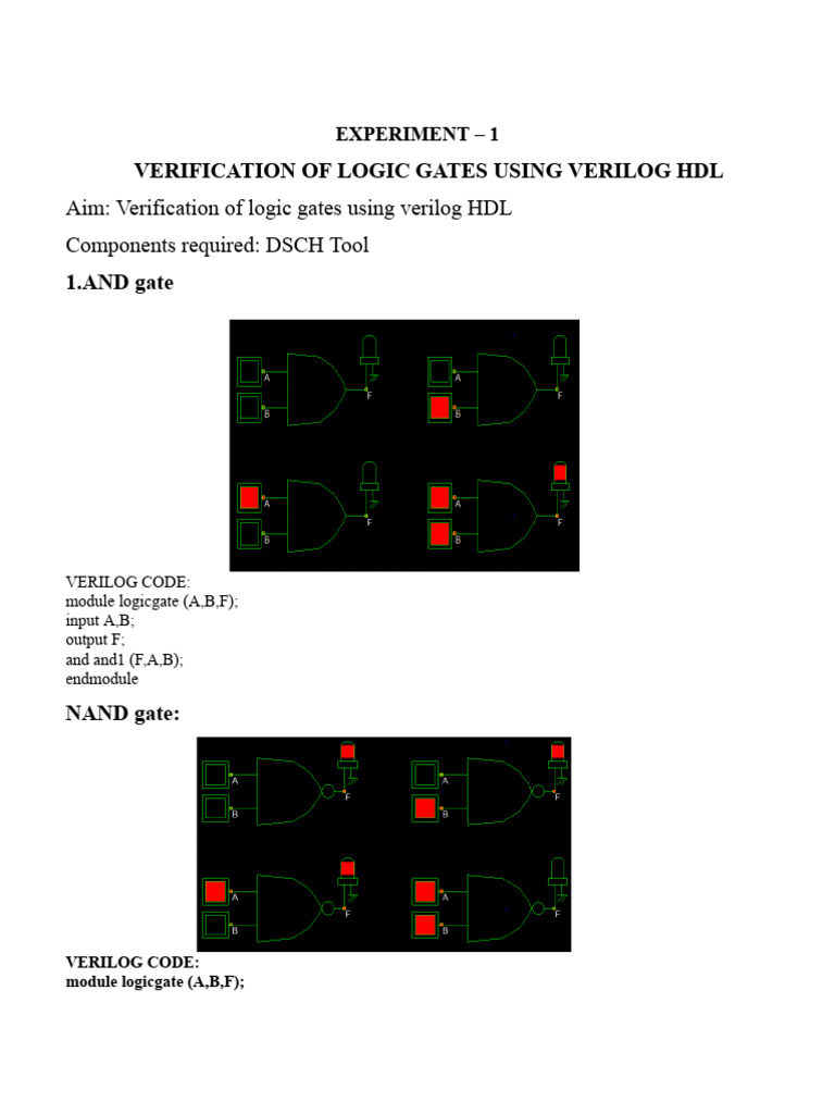 Eoc Lab Manual.docx | PDF | Logic Gate | Electronic Circuits