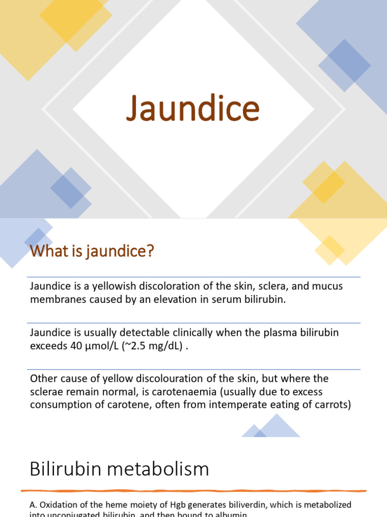 Jaundice | PDF | Liver | Clinical Medicine