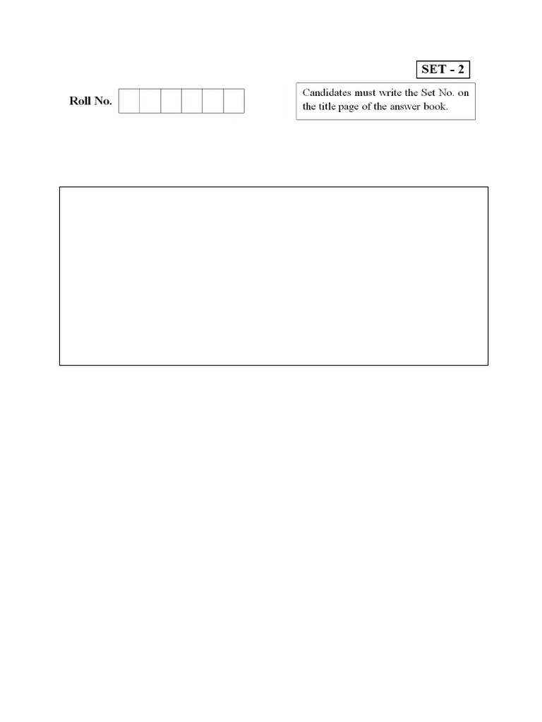 Xii - Physical Education - Set-2 - QP | PDF