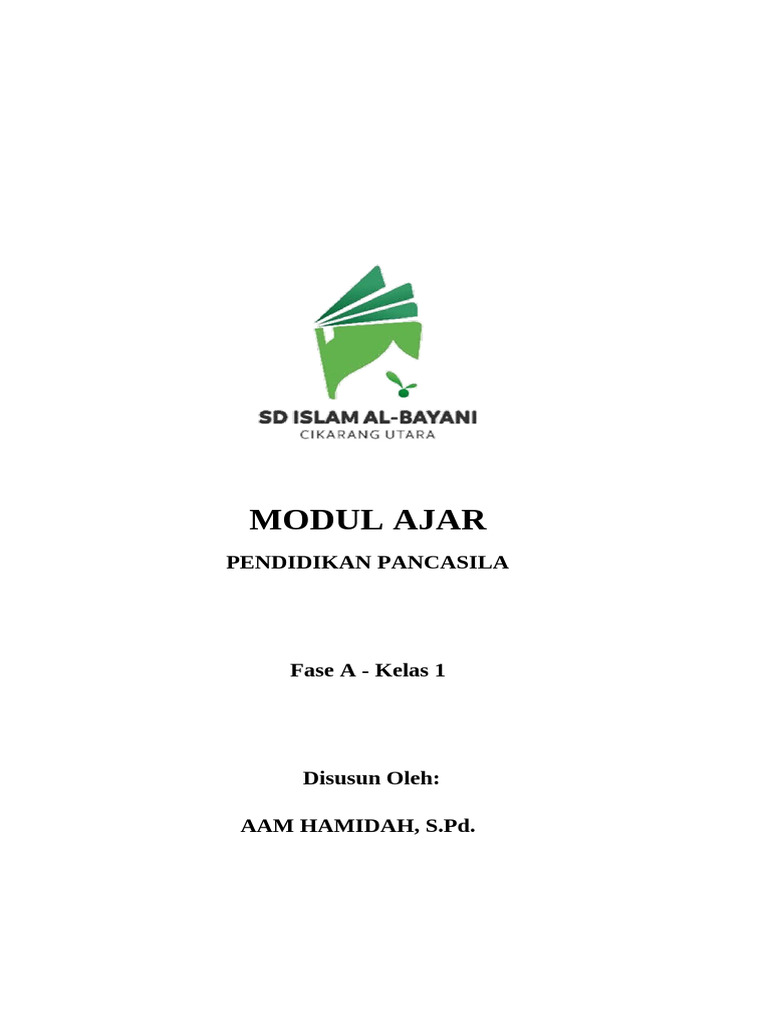 Modul Ajar PPKN BAB 1 | PDF