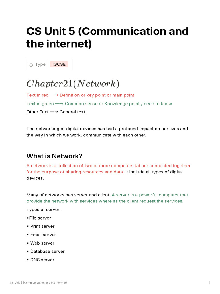 CS unit 5 | PDF | Computer Network | Transmission Control Protocol