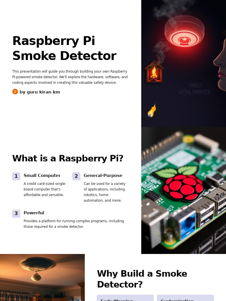 DIY Raspberry Pi Smoke Detector | PDF | Raspberry Pi | Sensor