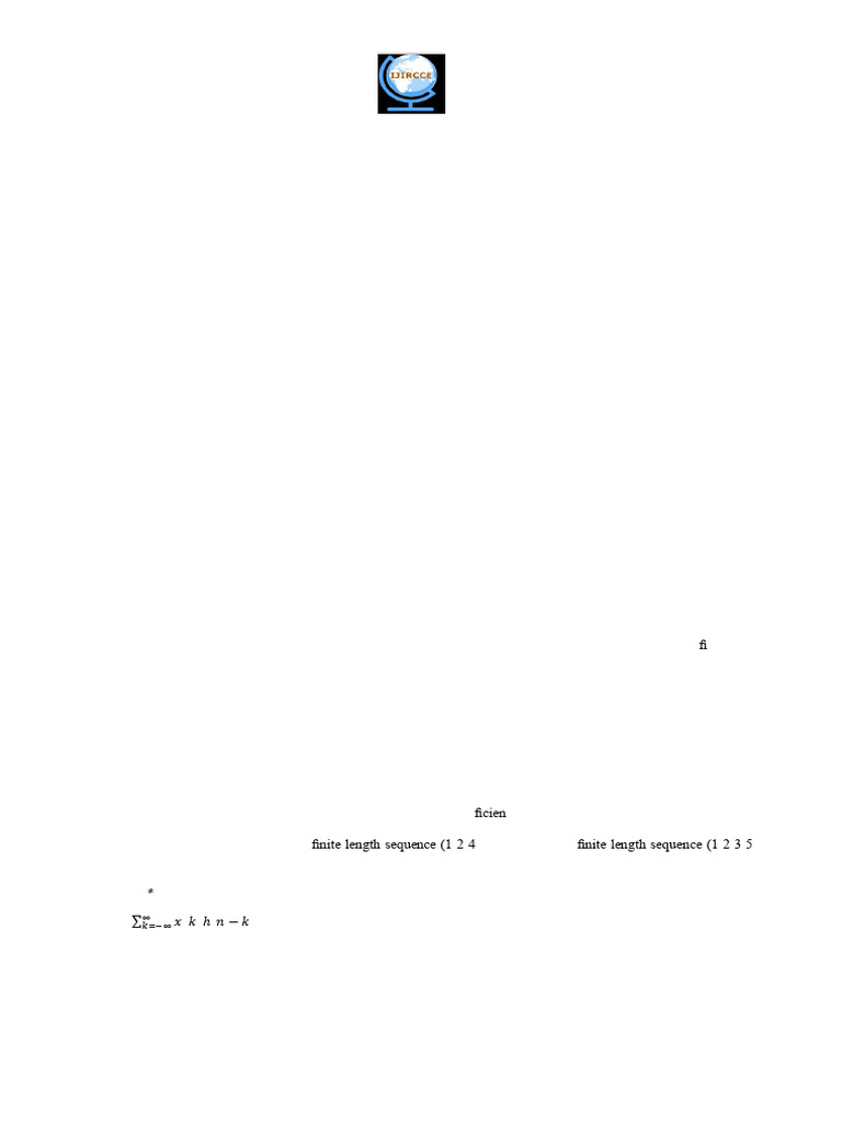 Fpga Implementation of High Speed Linear Convolution Using Vedic Mathematics | PDF ...