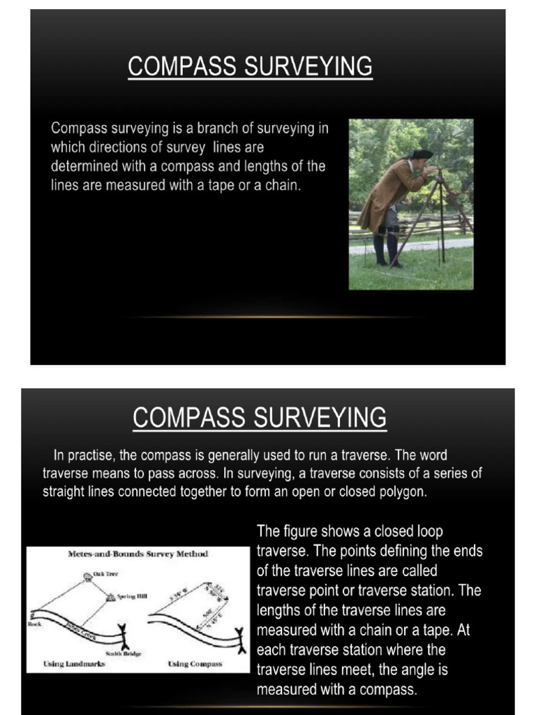Compass surveying | PDF