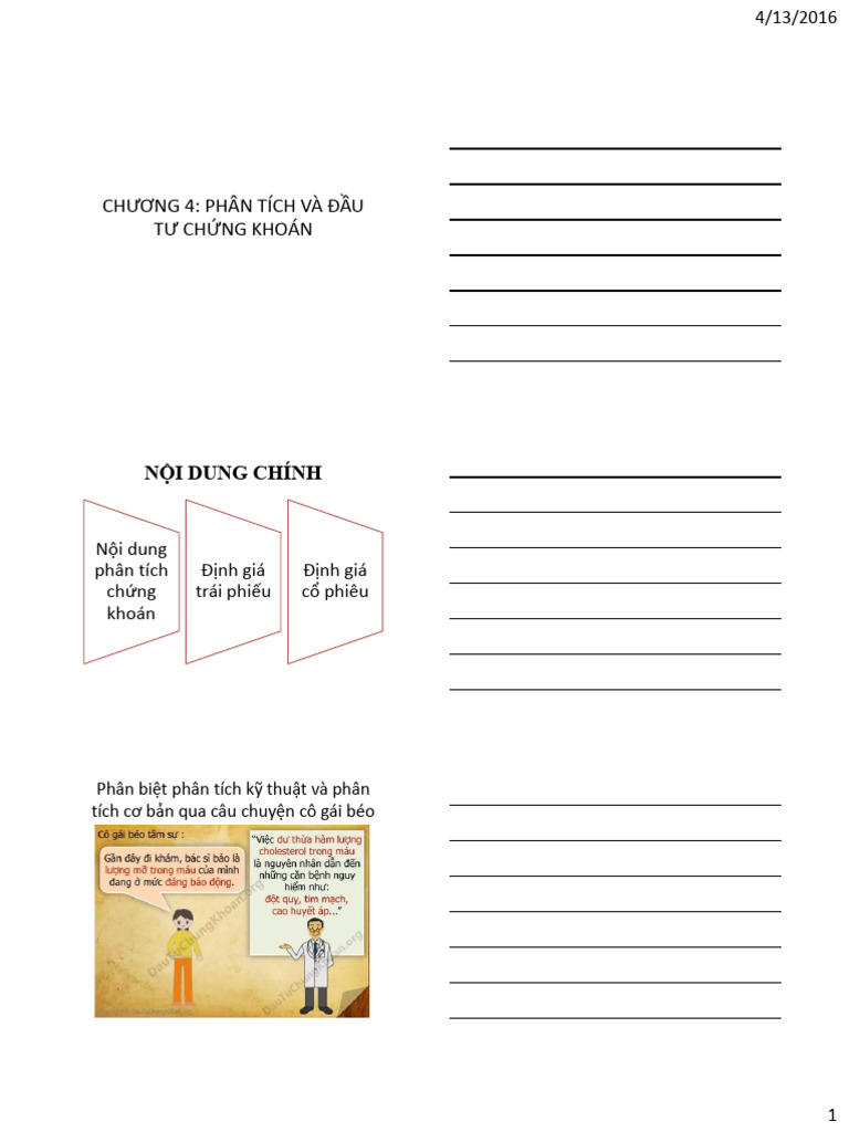 CH NG 4 Phân Tích U T CH NG Khoán | PDF