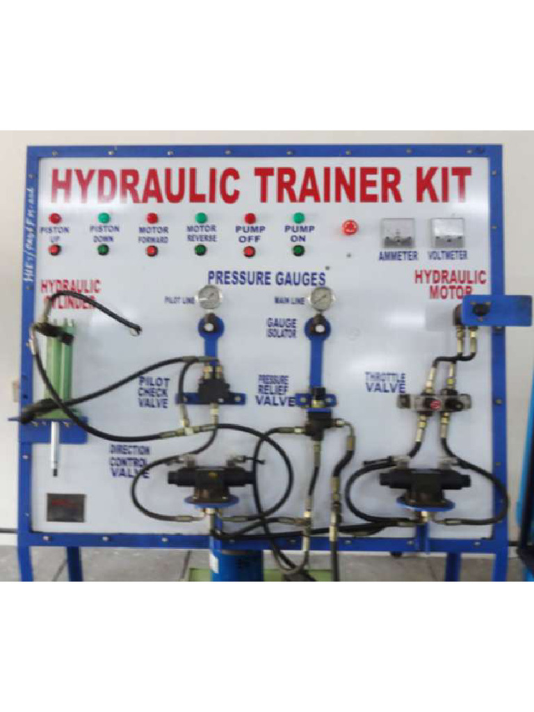 Hydraulic Trainer Kit | PDF