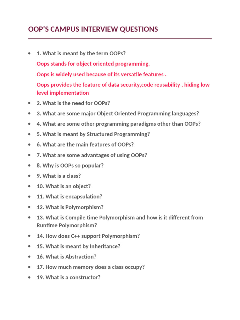 Oops Borde Sir Pdf Inheritance Object Oriented Programming Class Computer Programming