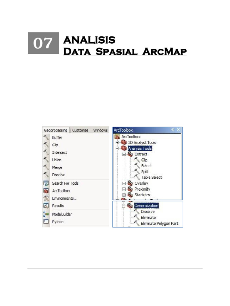 Geoprocessing ArcGIS: Panduan Lengkap | PDF