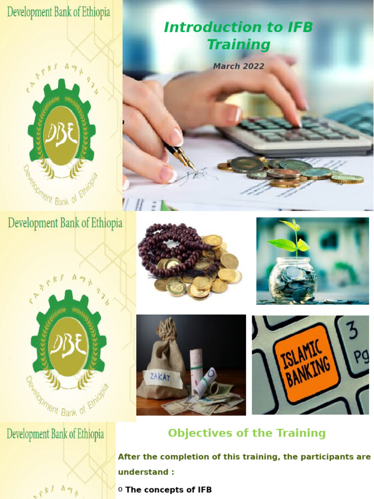 IFB Training Overview in Addis Ababa | PDF | Islamic Banking And ...