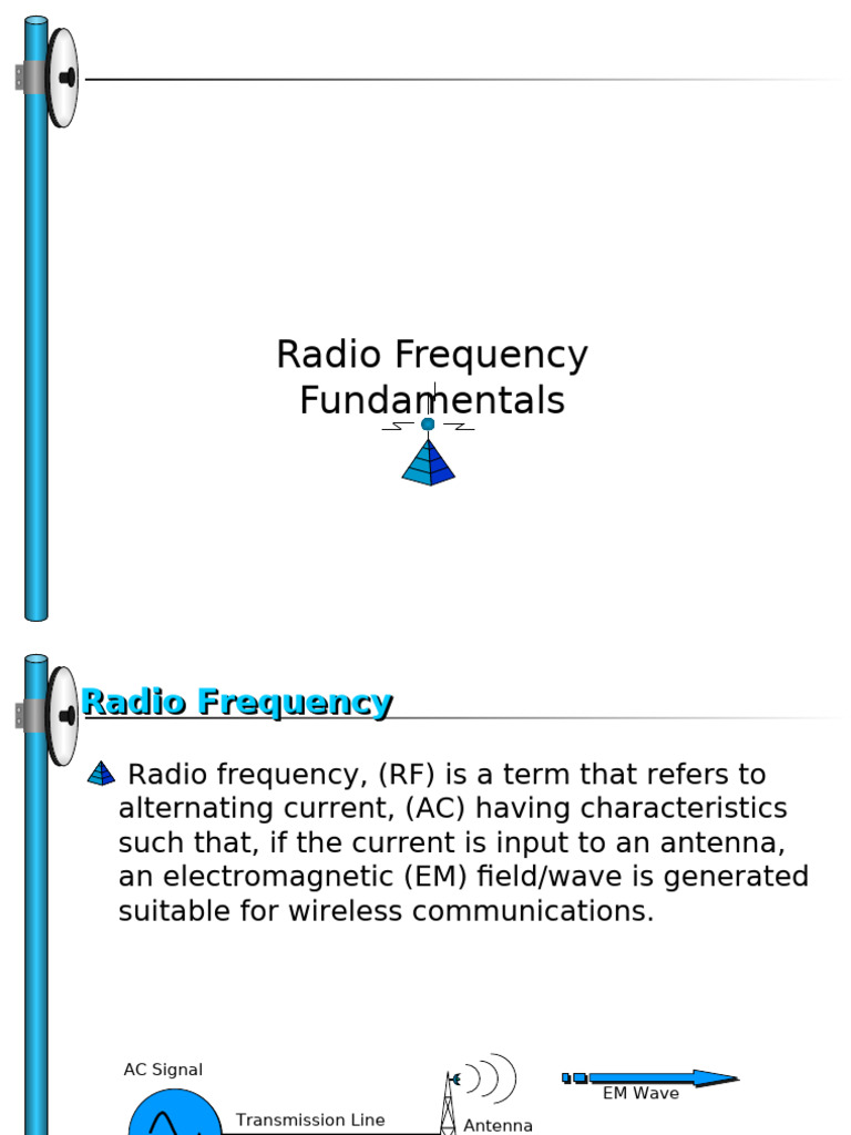 Radio Frequency Basics and Applications | PDF | Electromagnetic ...