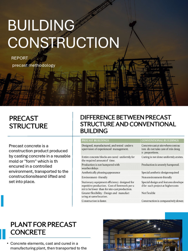 BC Report | PDF | Precast Concrete | Concrete