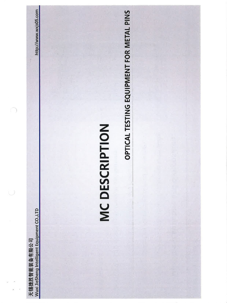 Spring Optical 100 % Inspection Equipment | PDF