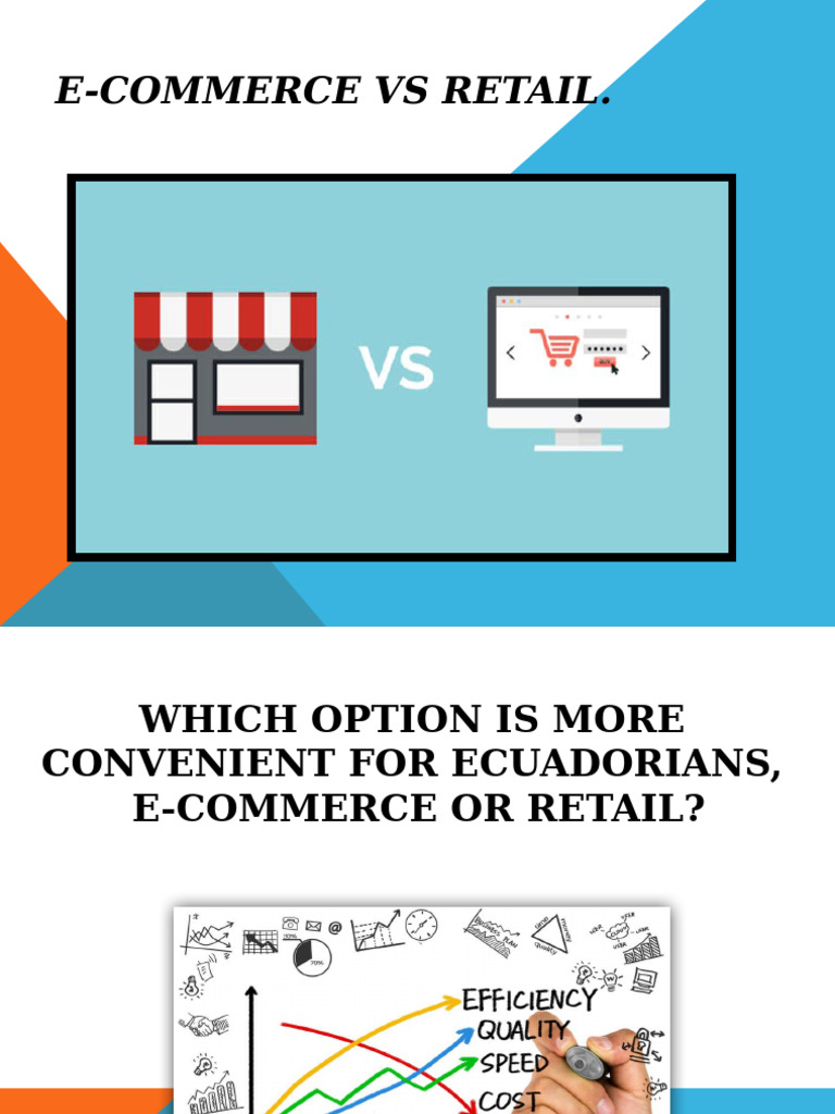 E-Commerce Vs Retail | PDF