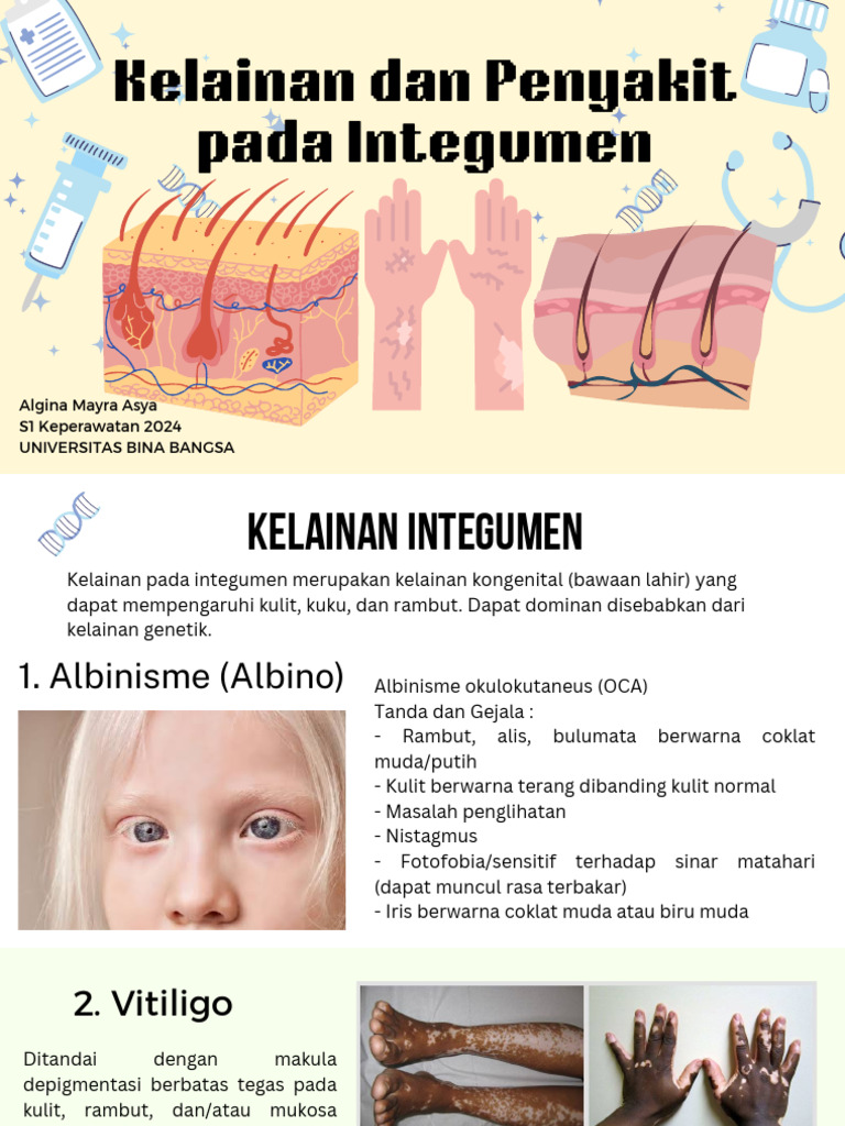 Penyakit Dan Kelainan Pada Sistem Integumen | PDF