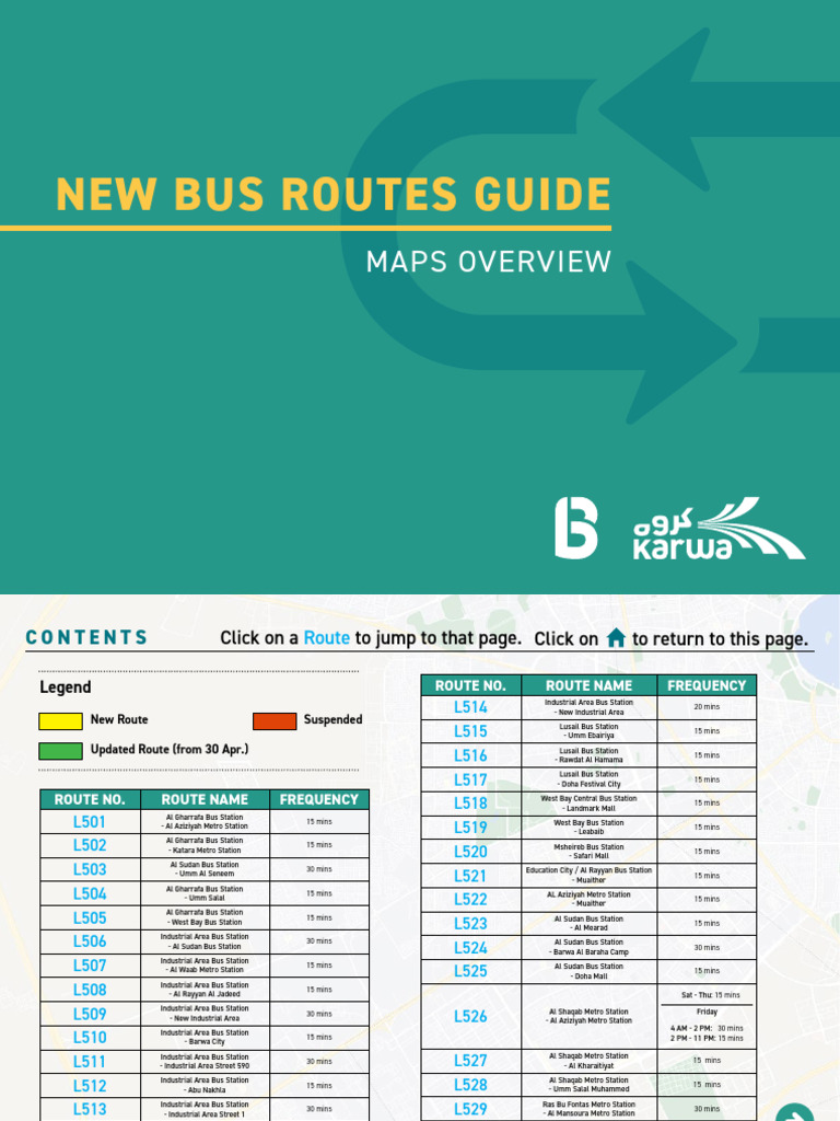 New Bus Routes Map Guide - 180423 | PDF | Association Football Clubs ...