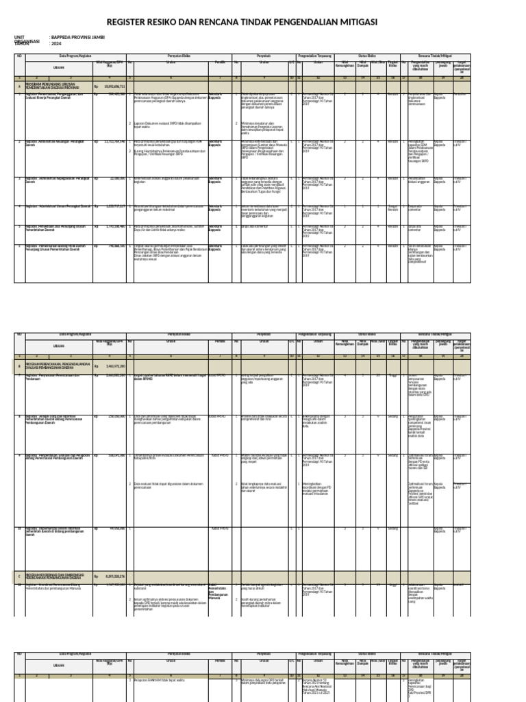 RR Bappeda + RTP - 2024 | PDF