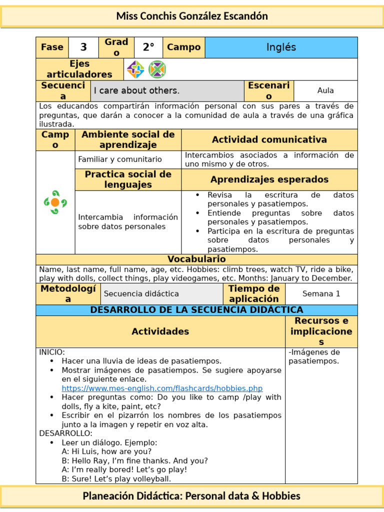 2do Unit 3 Hobbies | PDF | Comunicación humana