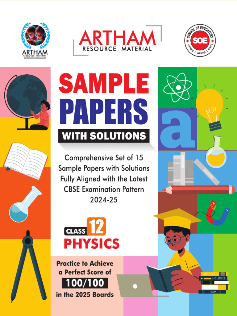 Class 12 Sample Paper With Solution Physics Set 2 | PDF | Capacitor ...