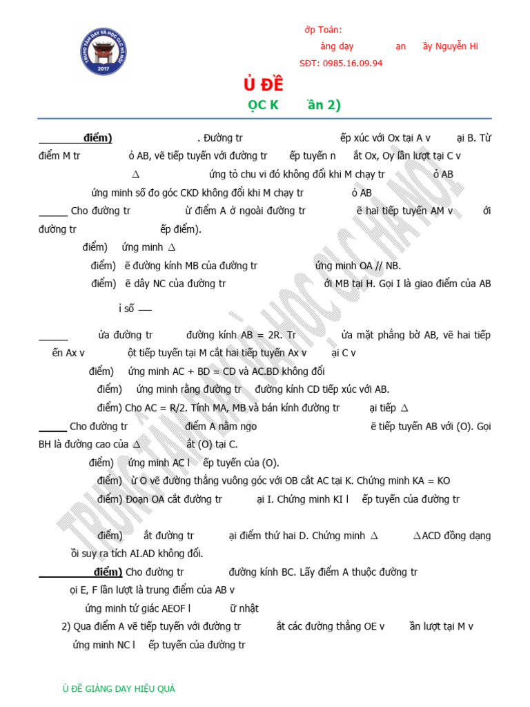 CH 9a CĐ26 PBT HH | PDF