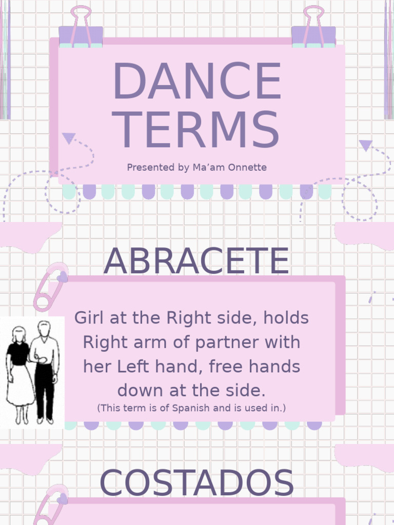Dance Terms | PDF