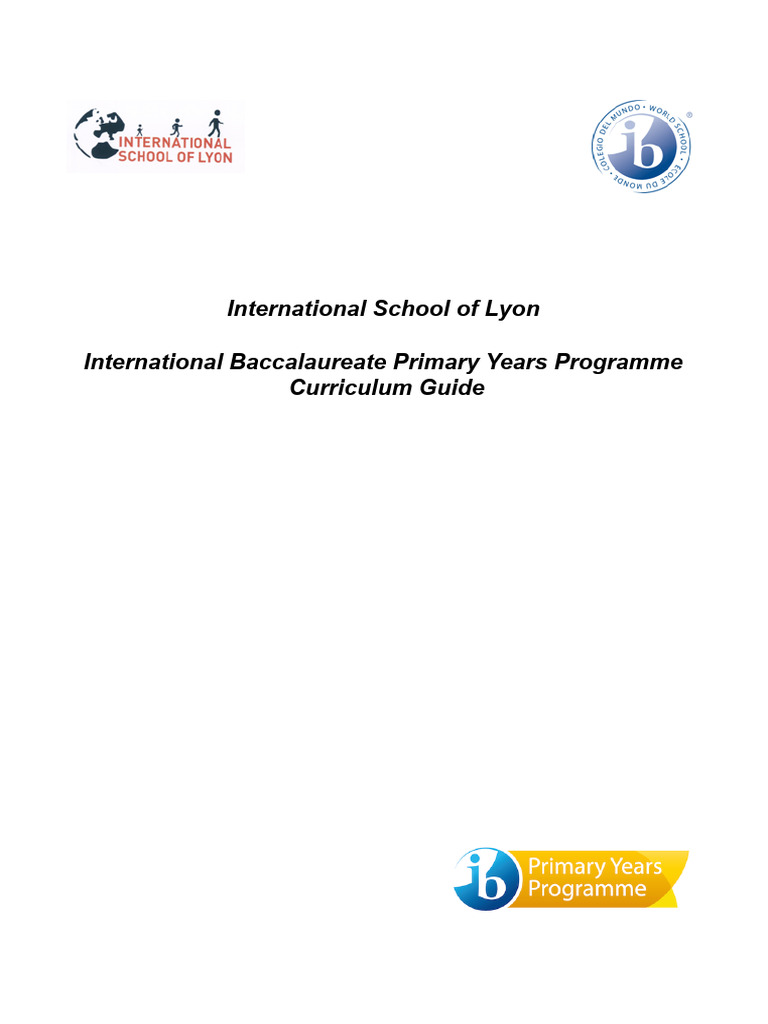 ISL Primary Curriculum Guide 2022 2023 | PDF | Learning | Educational Technology