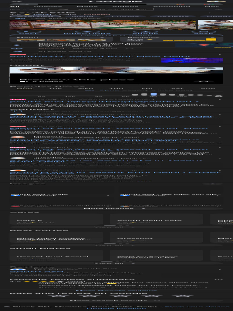 South Syd Cafe Vasant Kunj - Google Search | PDF | Menu | Cuisine