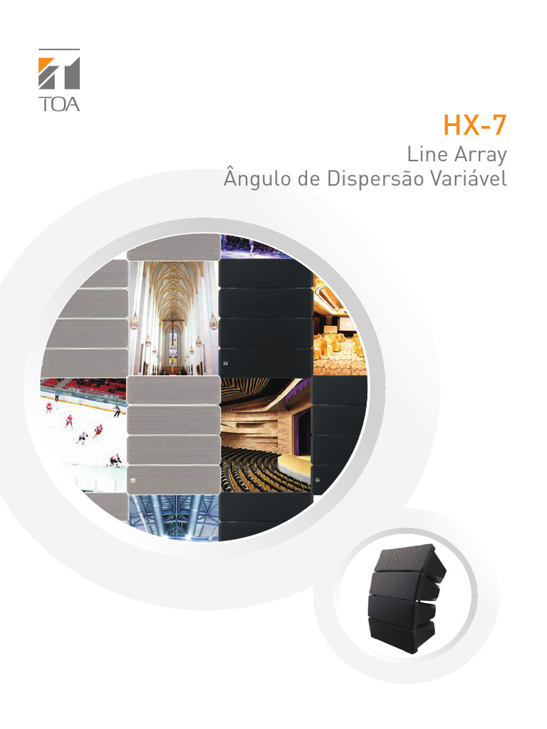 Manual Line Array TOA hx-7b - cb1pt | PDF | Som | Acústica