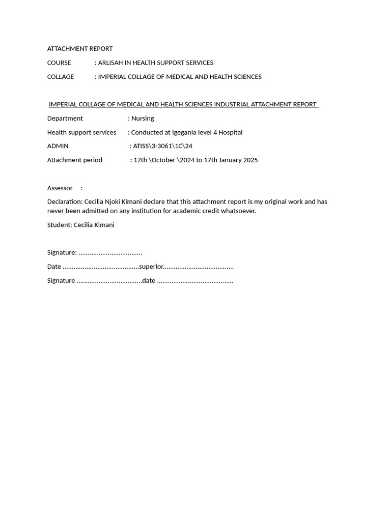 Attachment Report | PDF