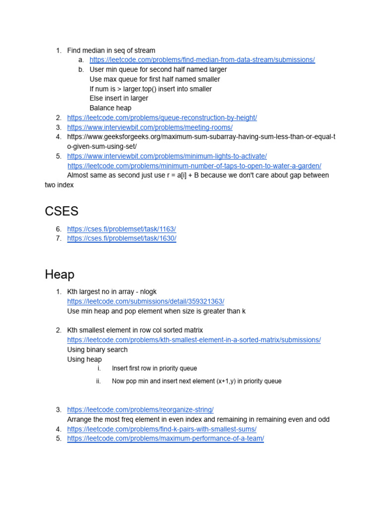 Heap and Queue Problem Solutions | PDF