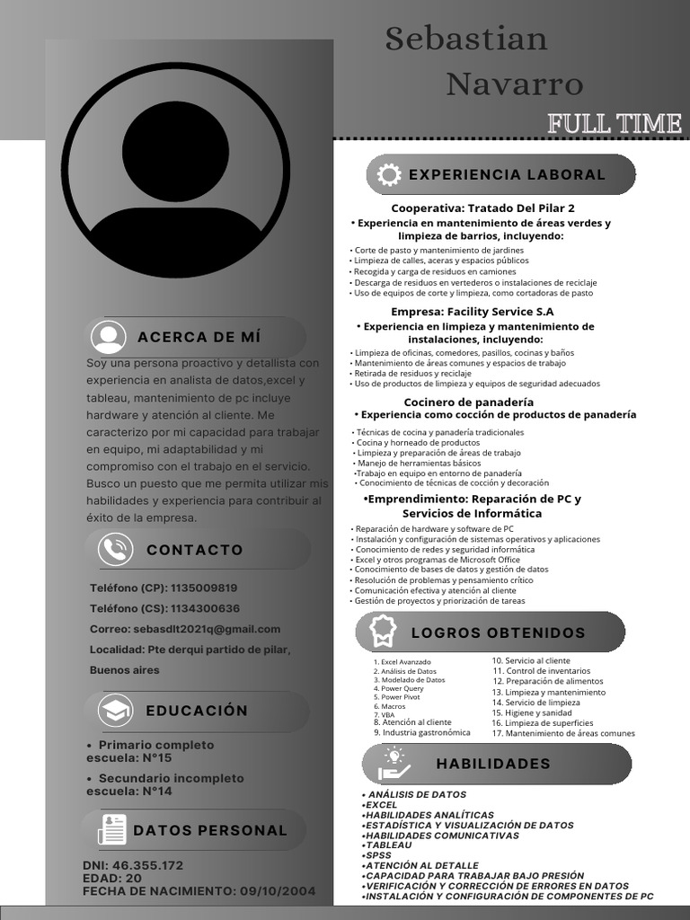 Sebastian Navarro 2 | PDF | Microsoft Excel | Informática