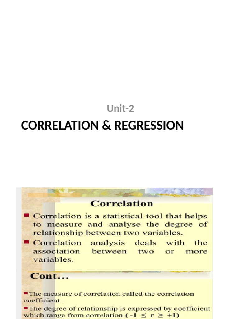 PPT OF CORRELATION | PDF