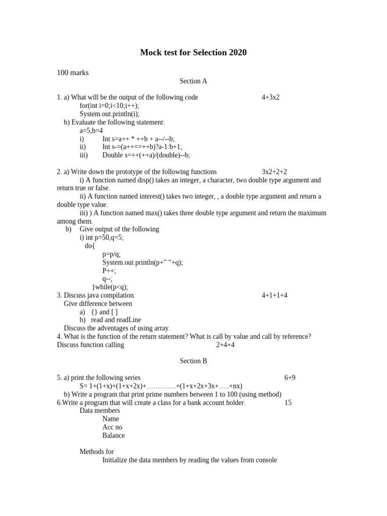 ICSE SET 4 | PDF | Software Engineering | Computer Programming