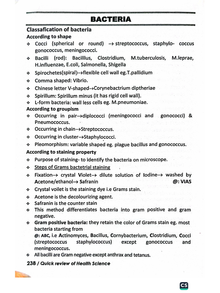 HS Bacteria, Virus & Fungus | PDF