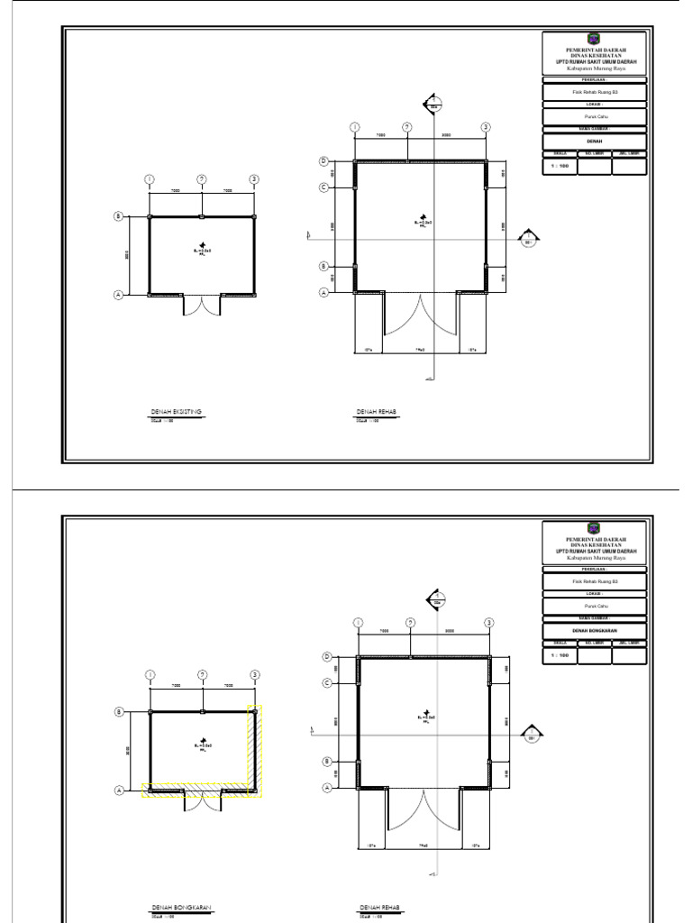 Gambar Fisik Rehab Ruang B3 . | PDF