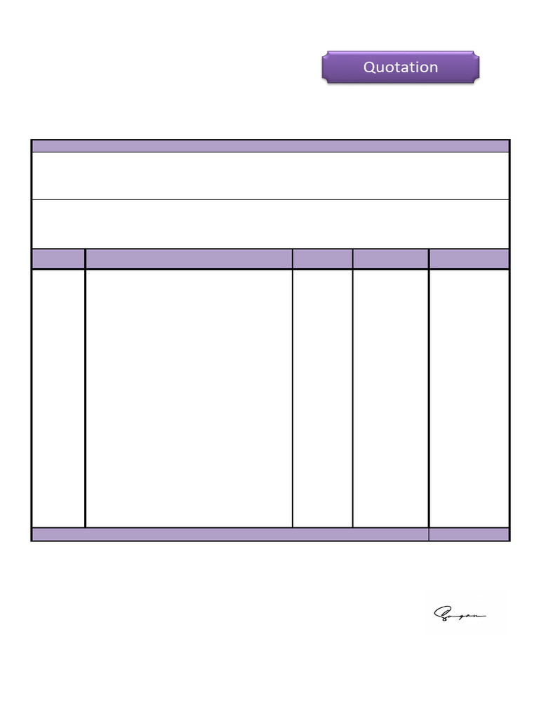 Quotation Kalimuthu | PDF