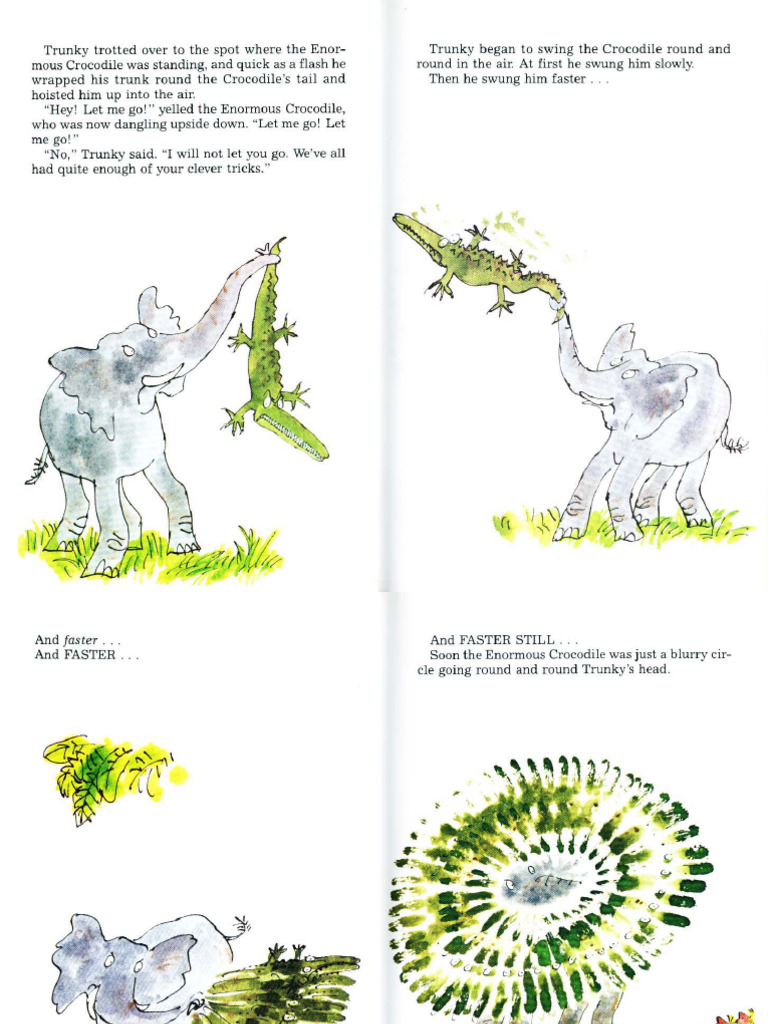 Roald Dahl The Enormous Crocodile | PDF