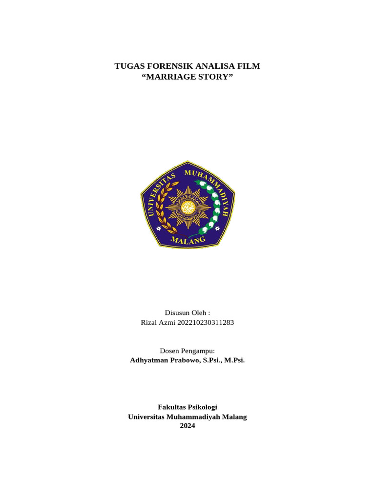 Psi Forensik - Rizal Azmi - 202210230311283 | PDF