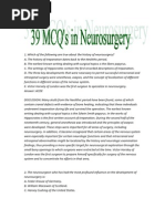 Neurosurgery Practice MCQs and Cases | PDF | Headache | Neurological ...