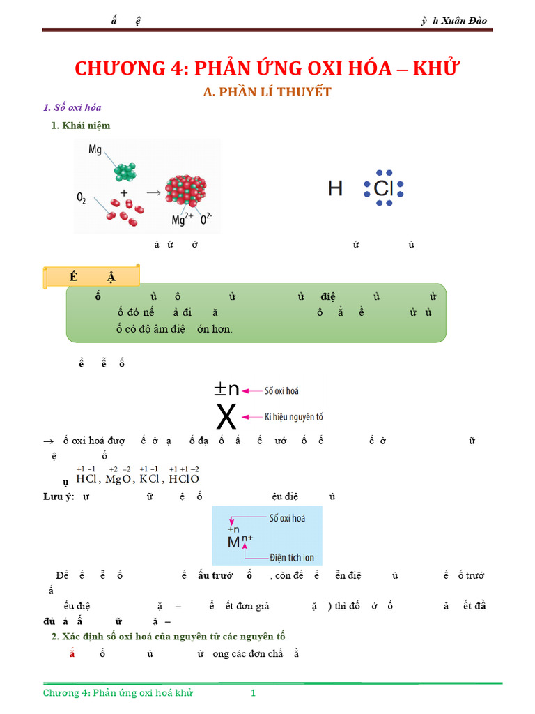 CH - NG-4-PH - N - NG-OXI-H - A-KH - K-DA - PDF Filename - UTF-8''CHƯƠNG-4-PH N - NG-OXI-H % | PDF