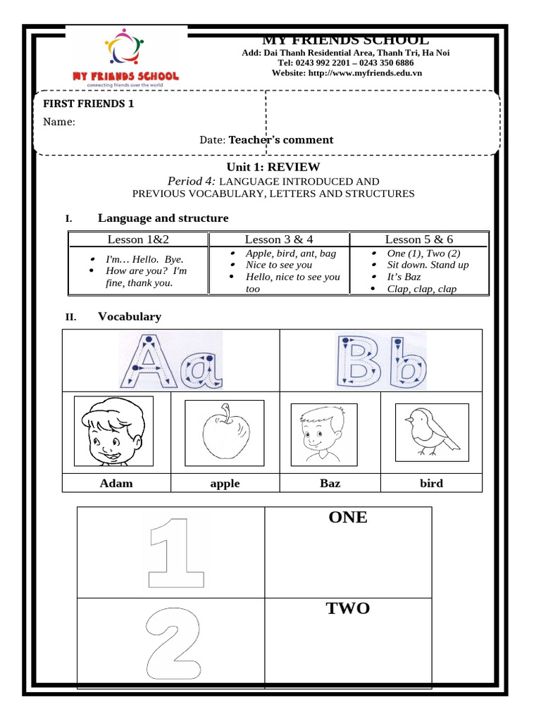 4. Unit 1 - Review | PDF