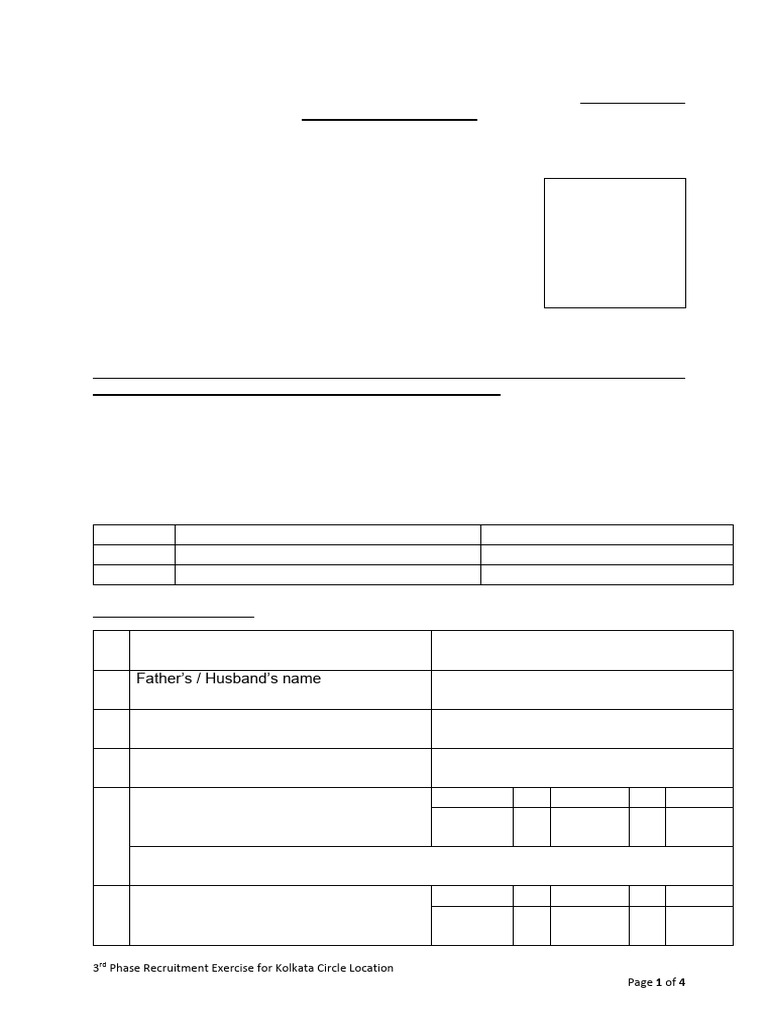 010321-Application Form - Annexure III | PDF