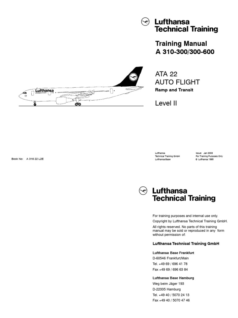 A316 ATA 22 L2e | PDF | Flight Control Surfaces | Aircraft Flight ...