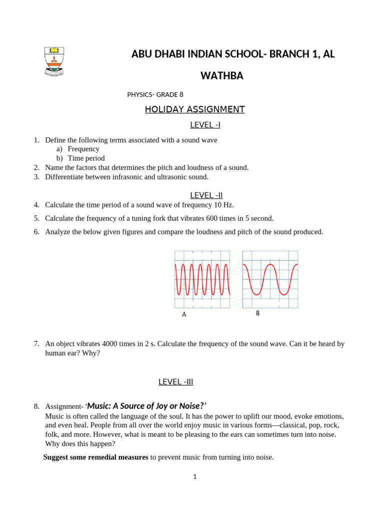 Grade 8 - HOLIDAY ASSIGNMENT | PDF