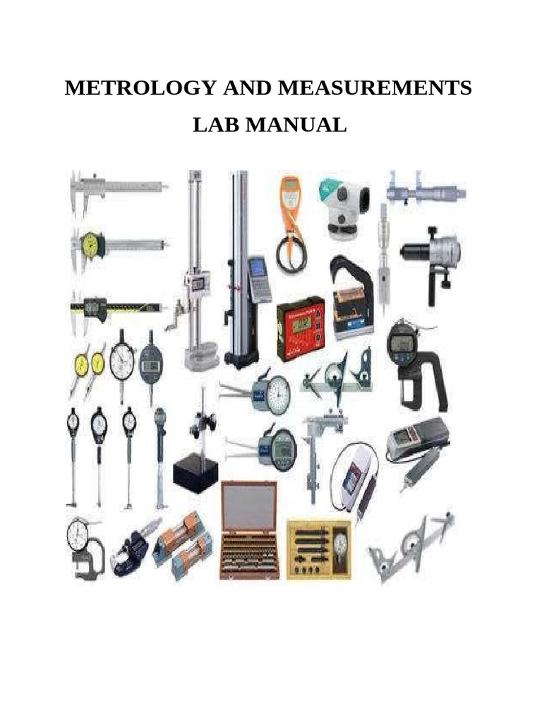 A VEMU Engg - College-METROLOGY AND MEASUREMENTS LABORATORY JNTU | PDF ...
