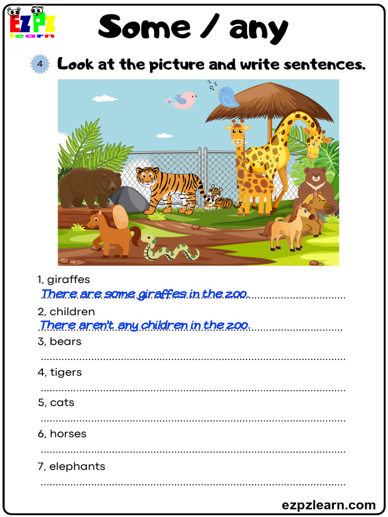 Picture-Based Sentence Writing Activity | PDF