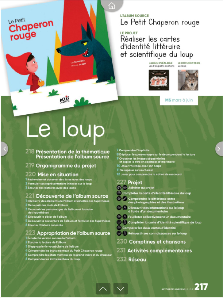 Le Petit Chaperon Rouge Acces | PDF